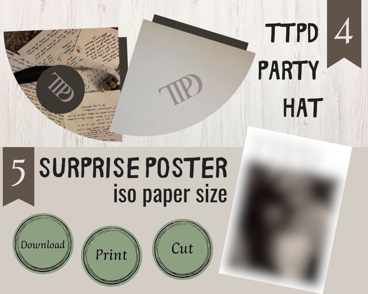 Ttaylor Swift Party, Taylor Swift TTPD PARTY KIT, Taylor Swift Poster ...