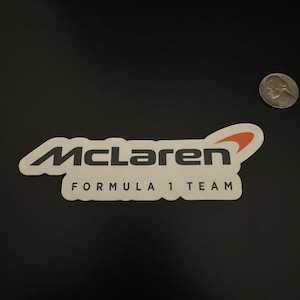 Mclaren F1 Racing Decal Sticker - Etsy