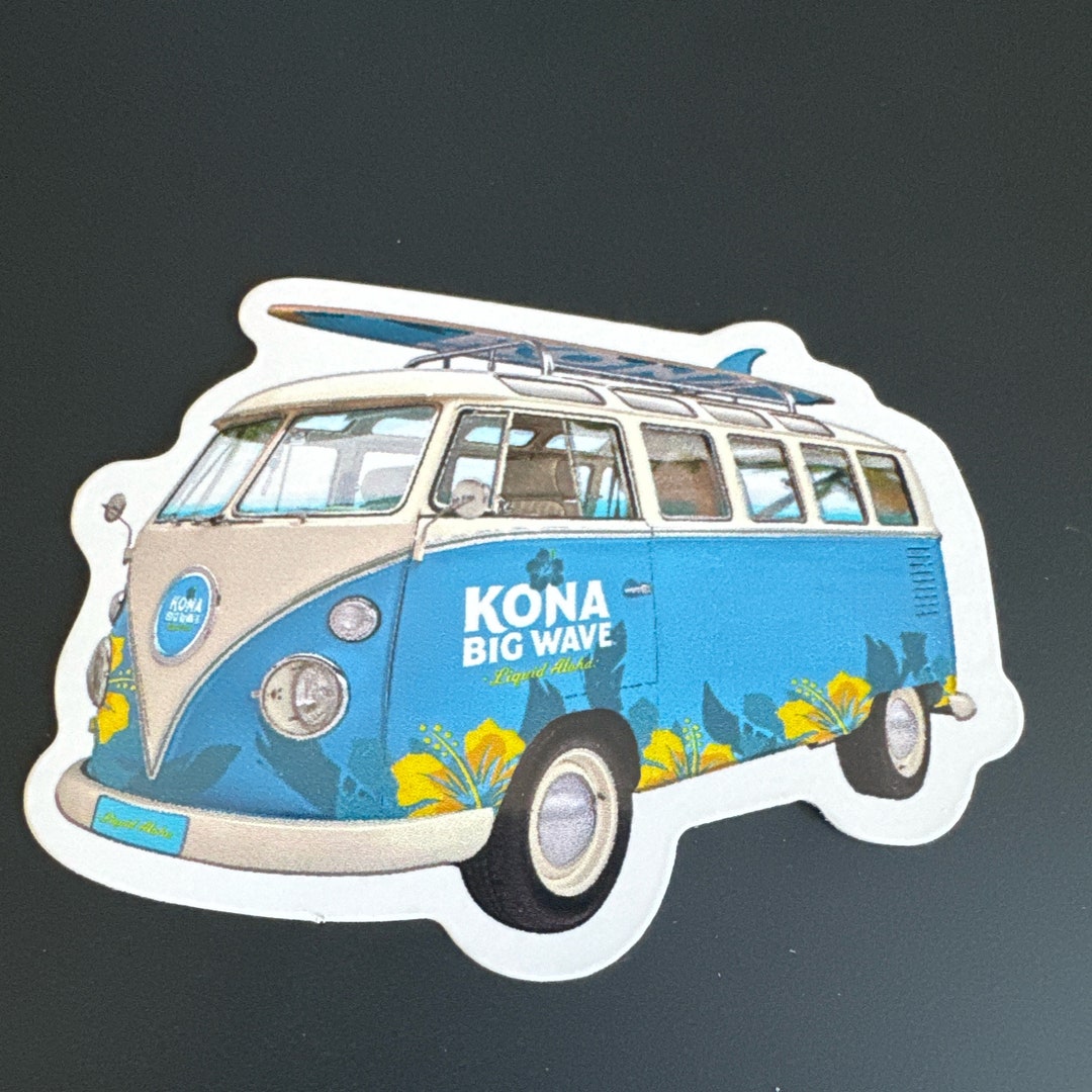 Kona Big Wave Sticker hawaii Craft Beer - Etsy