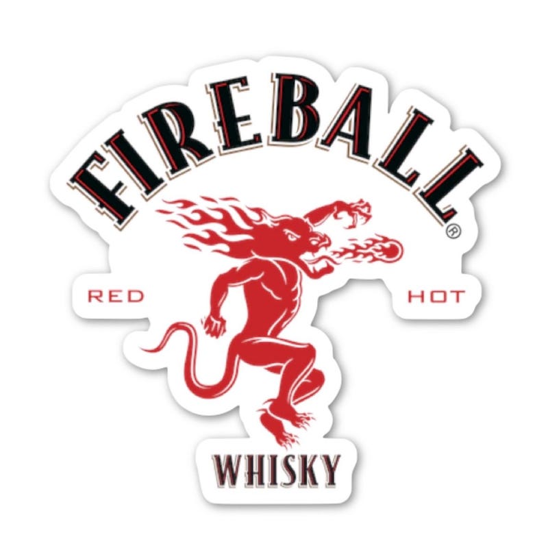 Fireball Whiskey - Etsy