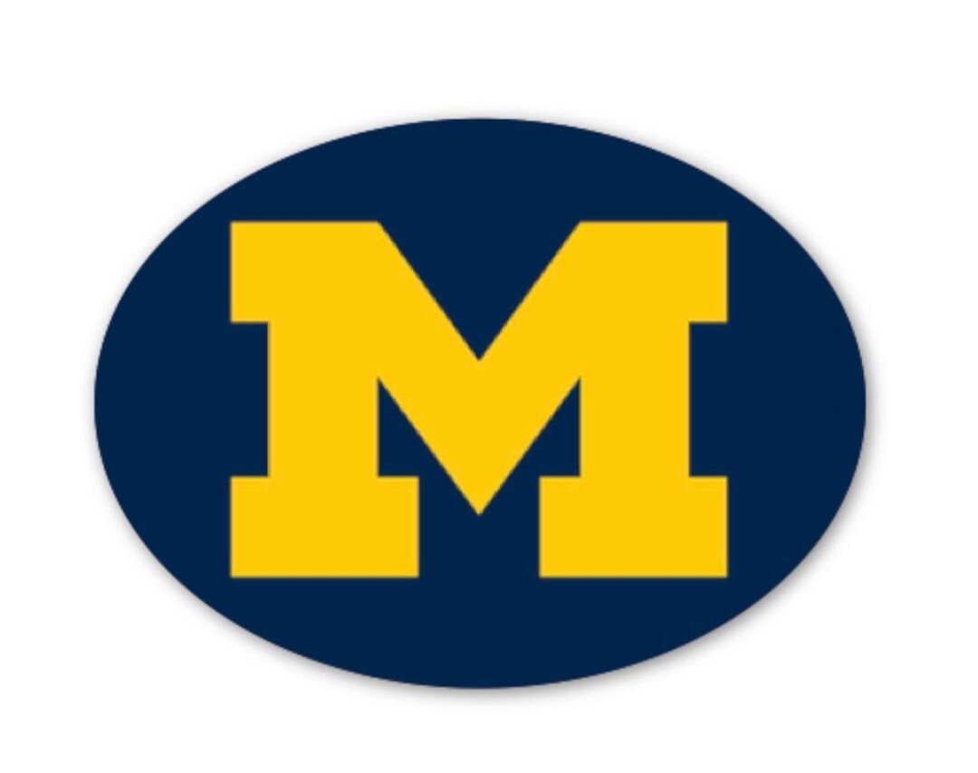 Block M Michigan Sticker | Free Shipping - Etsy Canada