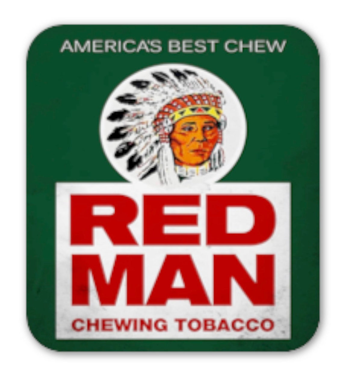 Red Man Chewing Tobacco Vinyl Decal Sticker - Etsy