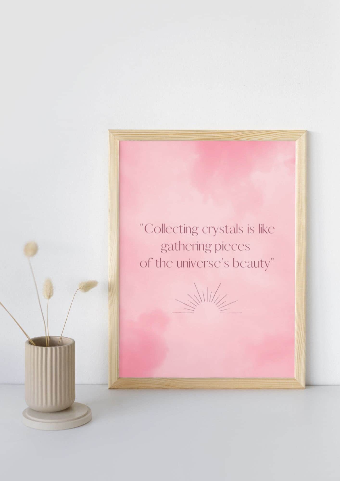 Crystal Quote Printable // Crystal Wall Art // Crystal Print - Etsy