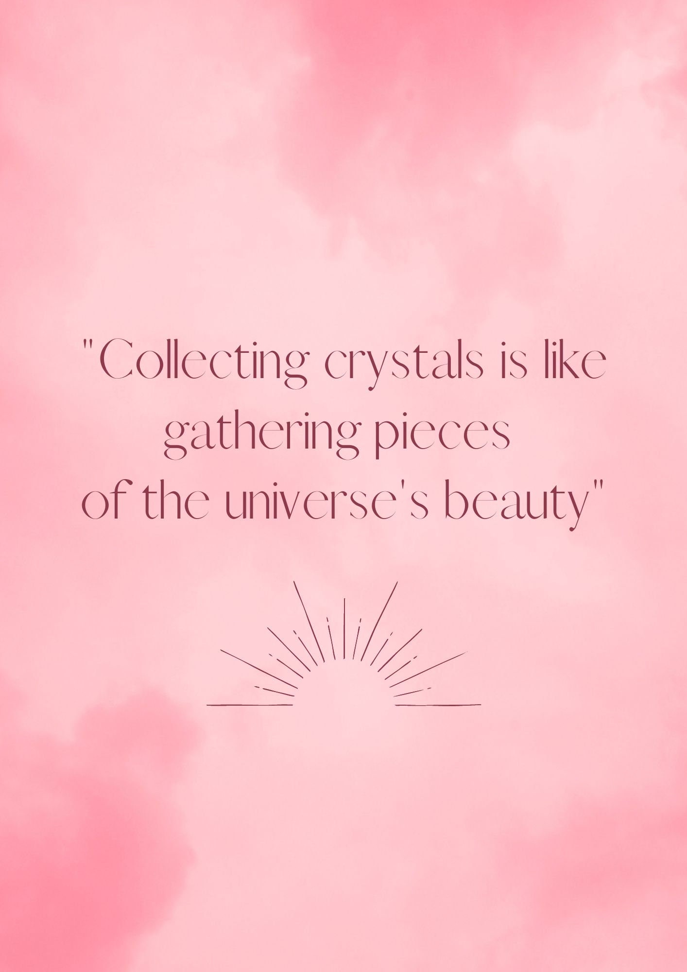 Crystal Quote Printable // Crystal Wall Art // Crystal Print - Etsy