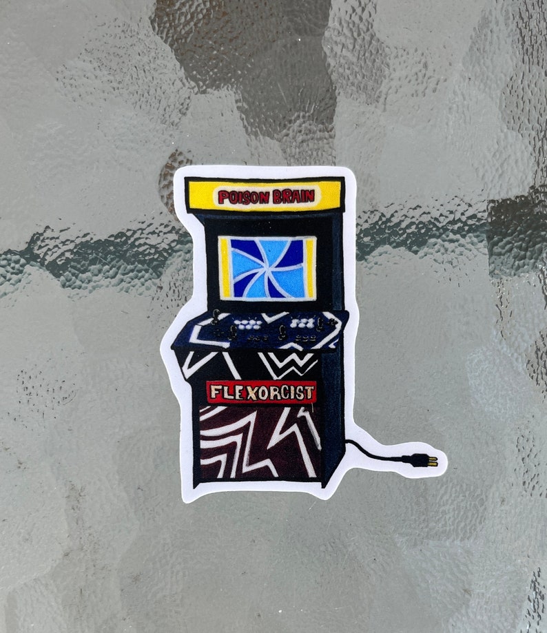 Arcade Game Sticker - Etsy