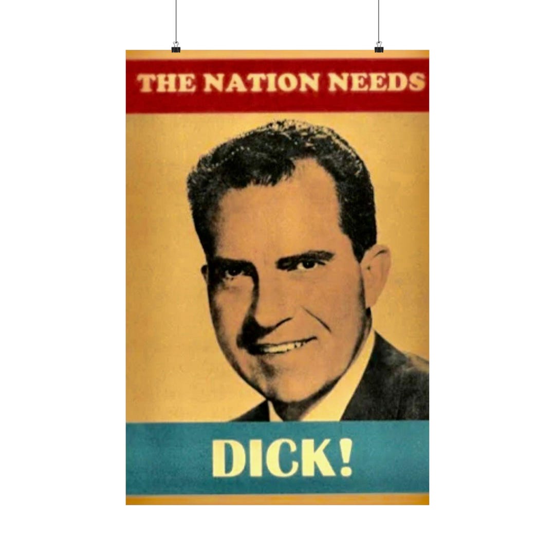 Political Vintage Poster Art, Fun Wall Decor, Gift for Collectors ...