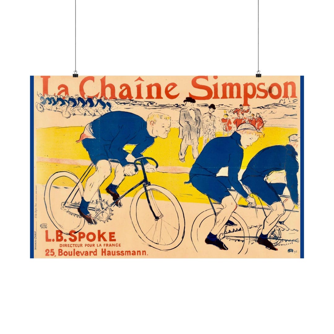 Art Institute of Chicago Matte Horizontal Posters Toulouse-lautrec 'the ...