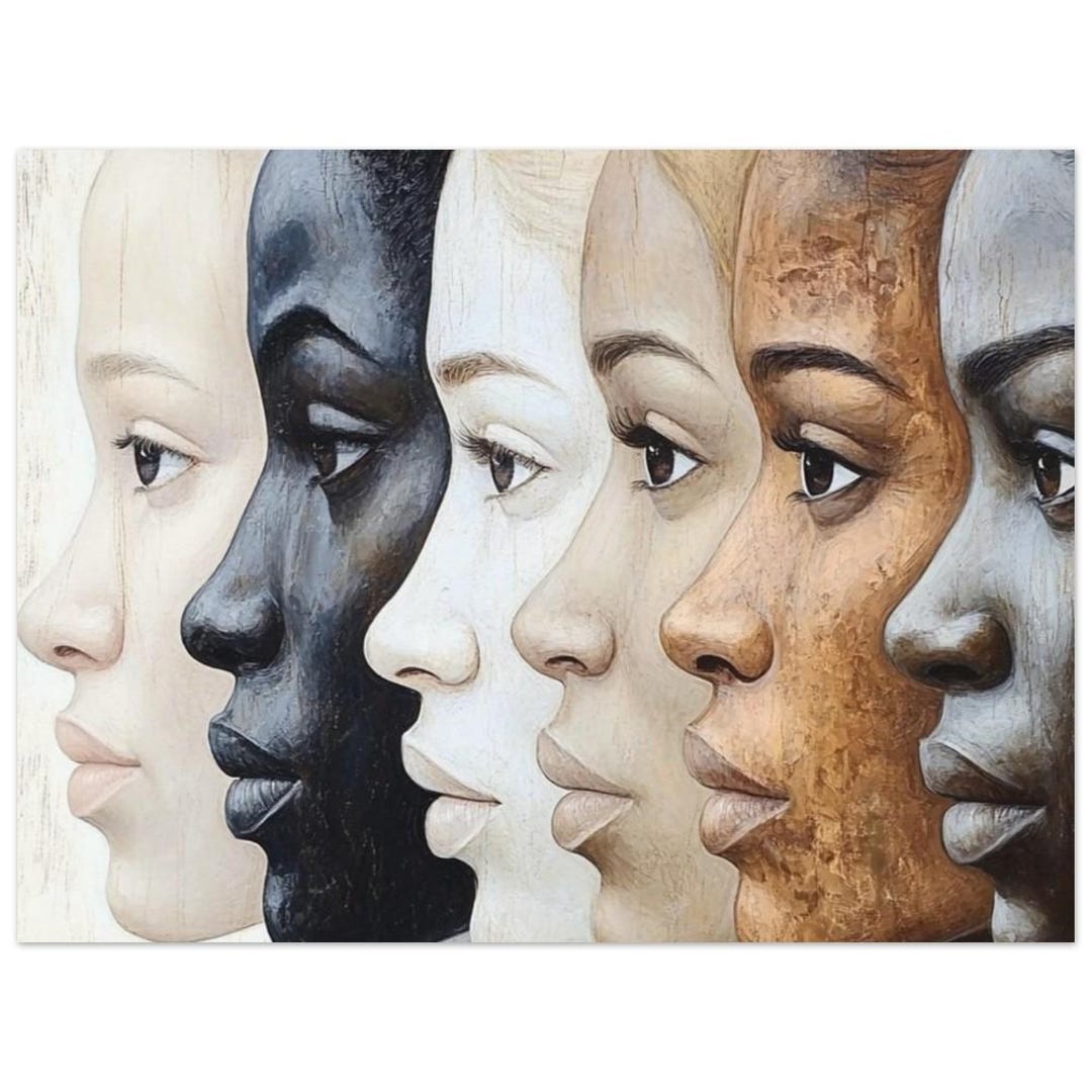 Unity in Diversity: Museum Quality Poster of Female Harmony Celebrate ...