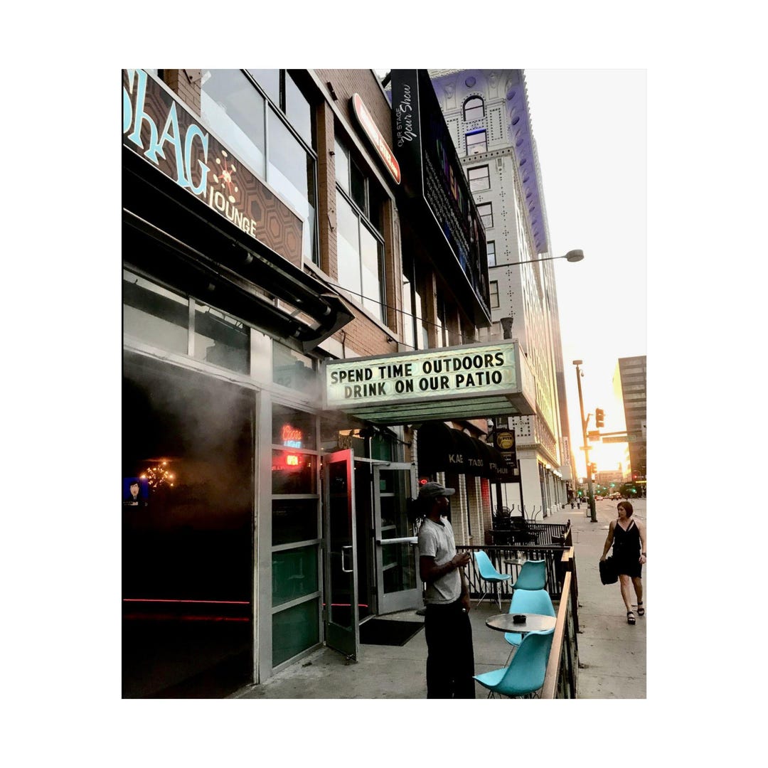 Matte Vertical Posters Shag Lounge in Denver: Enjoy the Outdoors Drink ...