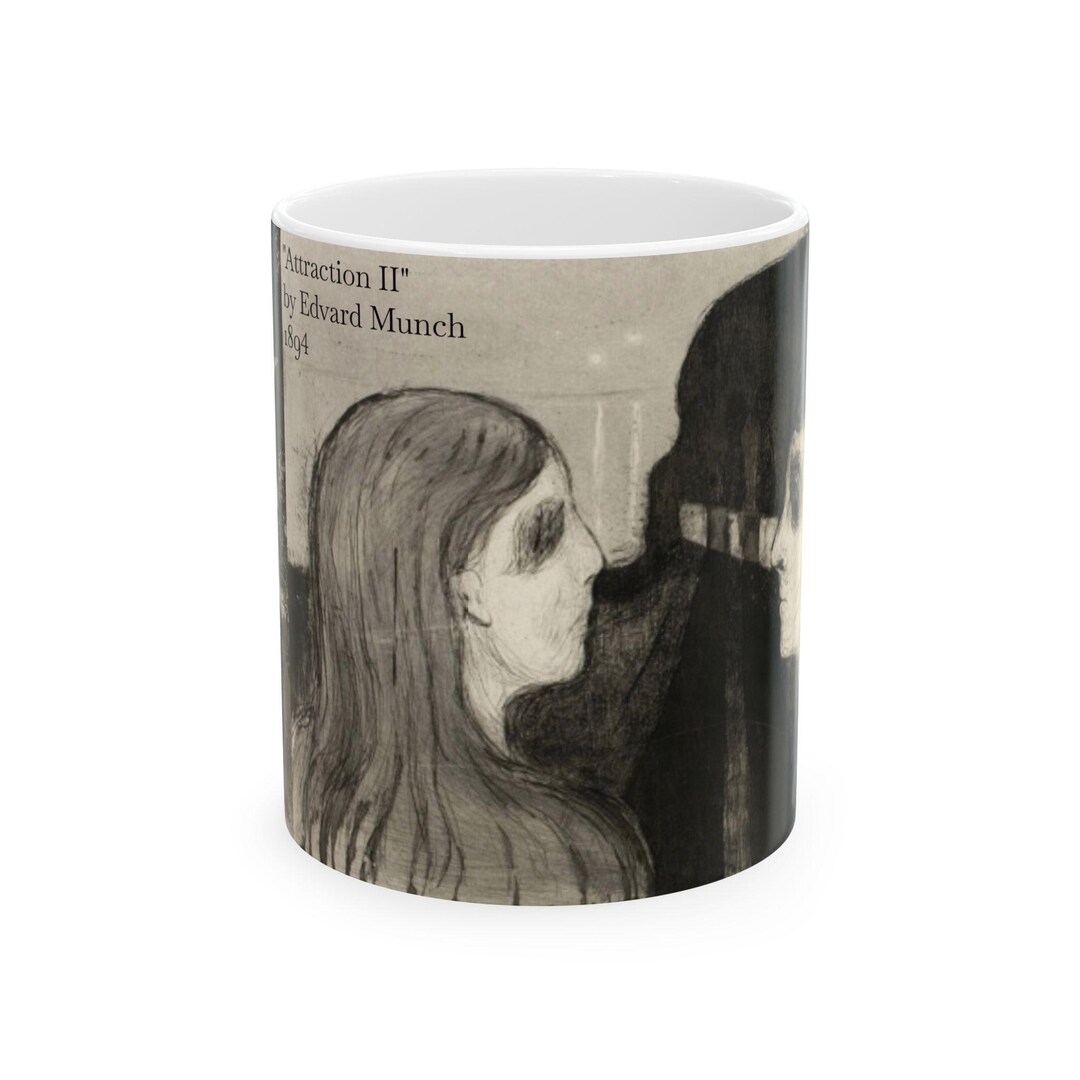 Edvard Munch Love Drawings Ceramic Mug: Art Coffee Cup - Etsy