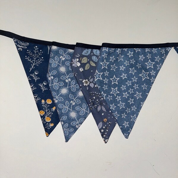 Navy Bunting - Etsy UK