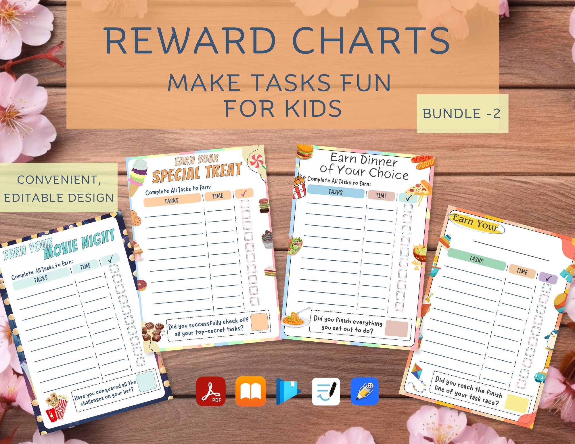Reward Charts for Kids - Etsy