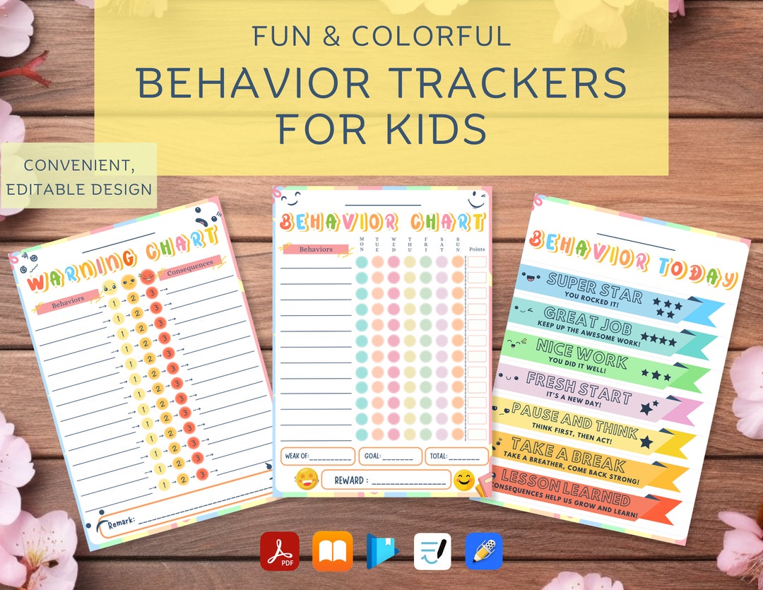 Behavior Reward Chart Consequences Chart 3 Strikes Warnings Printable ...