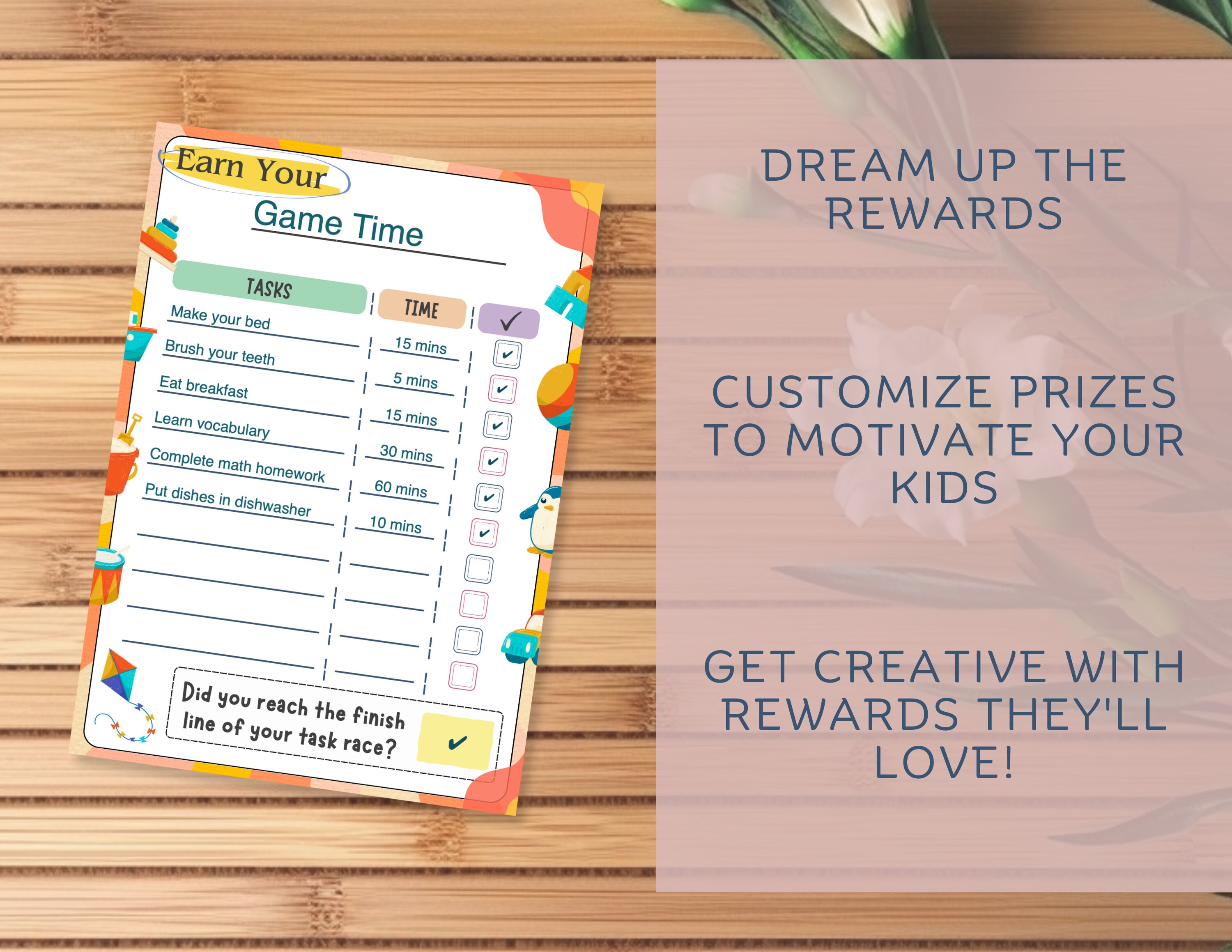 Reward Charts for Kids - Etsy