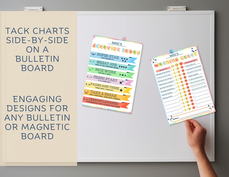 Behavior Reward Chart Consequences Chart 3 Strikes Warnings Printable ...