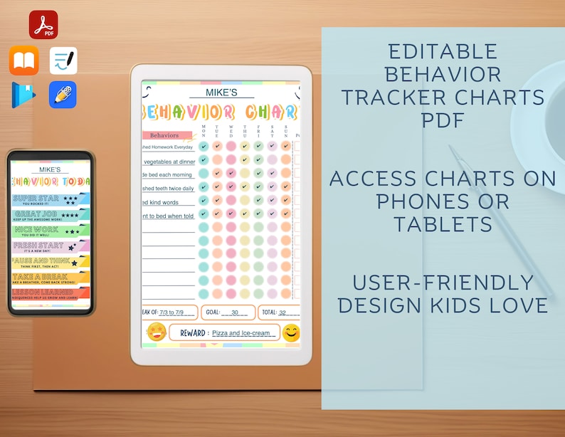 Behavior Reward Chart Consequences Chart 3 Strikes Warnings Printable ...