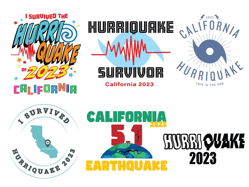 I Survived the 2023 California Hurriquake Hurricane Hillary - Etsy