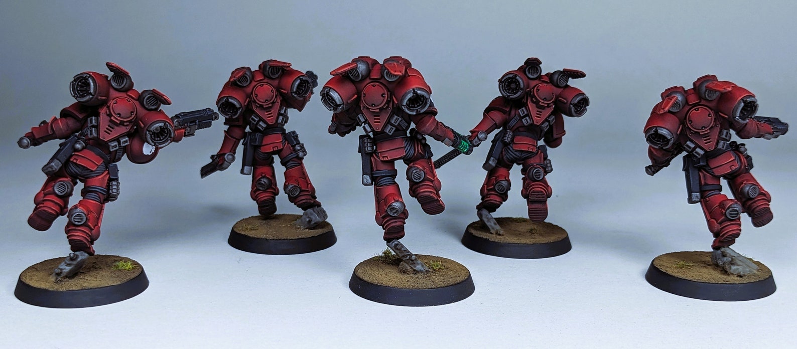 Commission 5 Primaris Intercessor Jump Pack Marines ANY CHAPTER Games ...