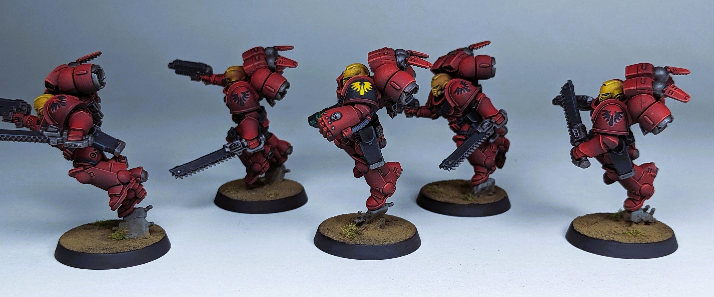 Commission - 5 Primaris Intercessor Jump Pack Marines ANY CHAPTER Games ...