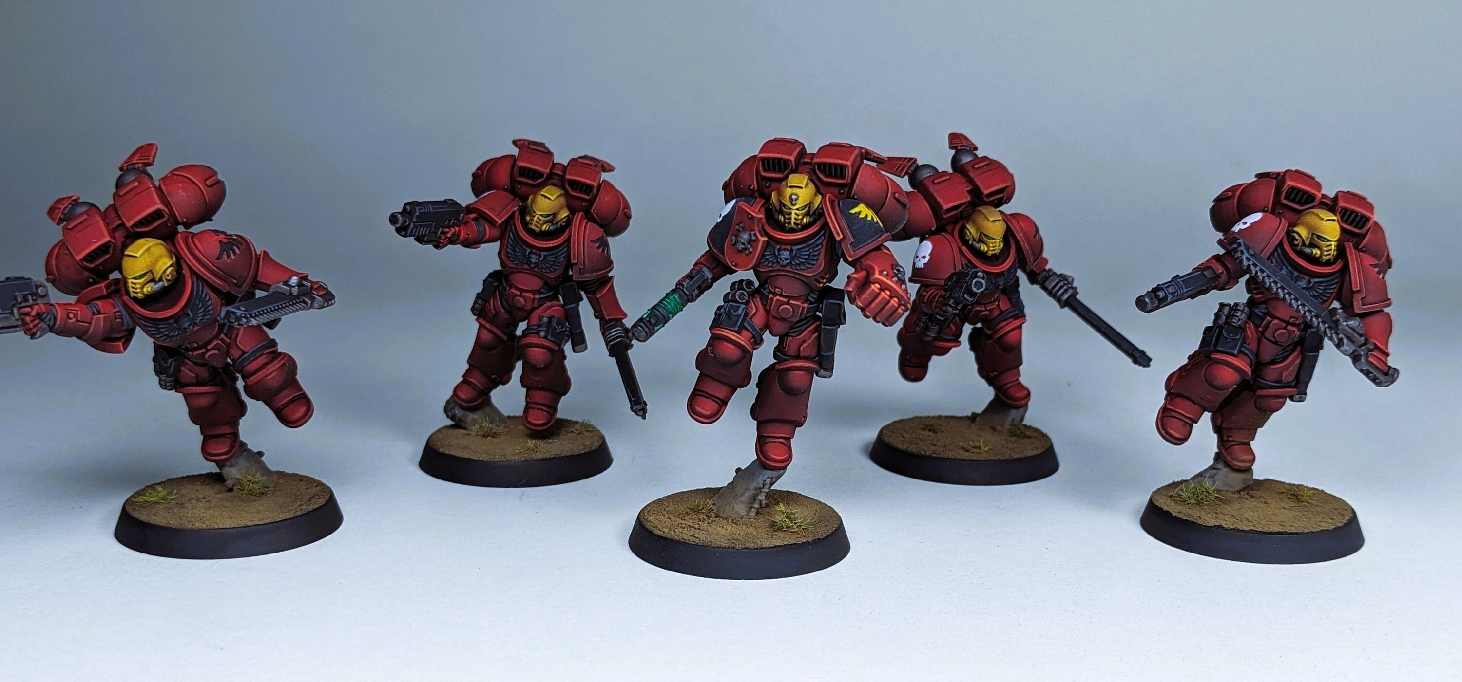 Commission - 5 Primaris Intercessor Jump Pack Marines ANY CHAPTER Games ...