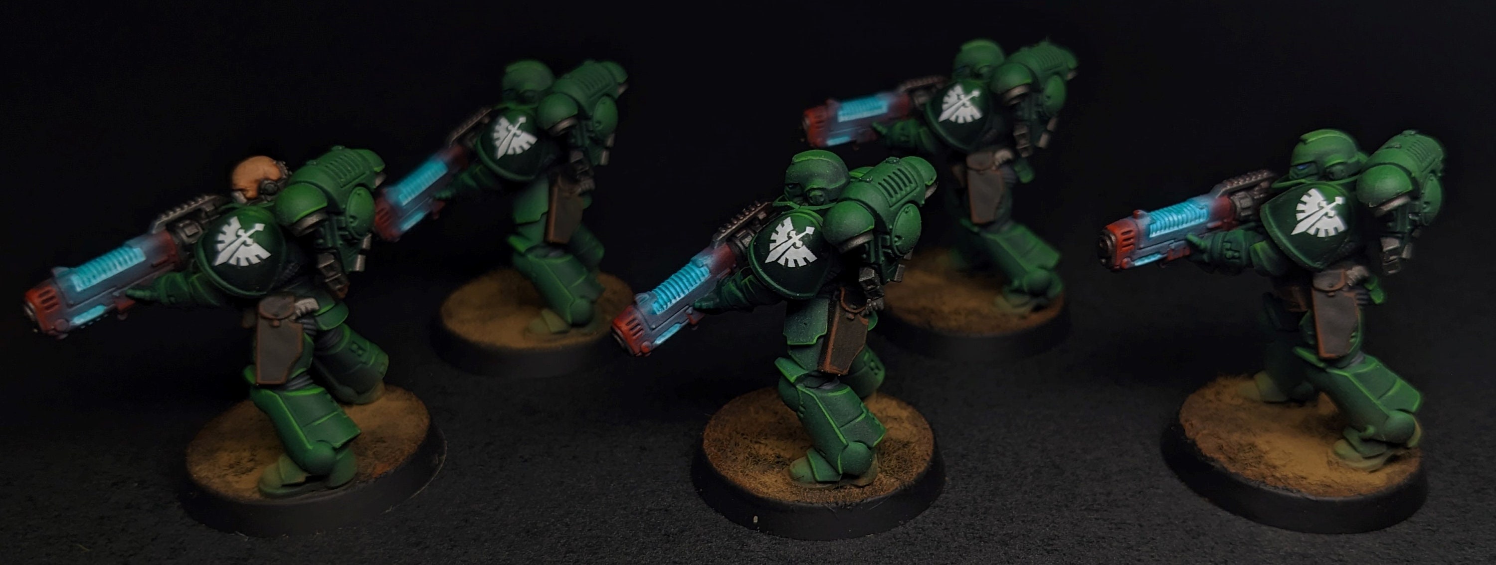 5 Custom Painted commission Hellblaster Primaris Marine Games Workshop ...