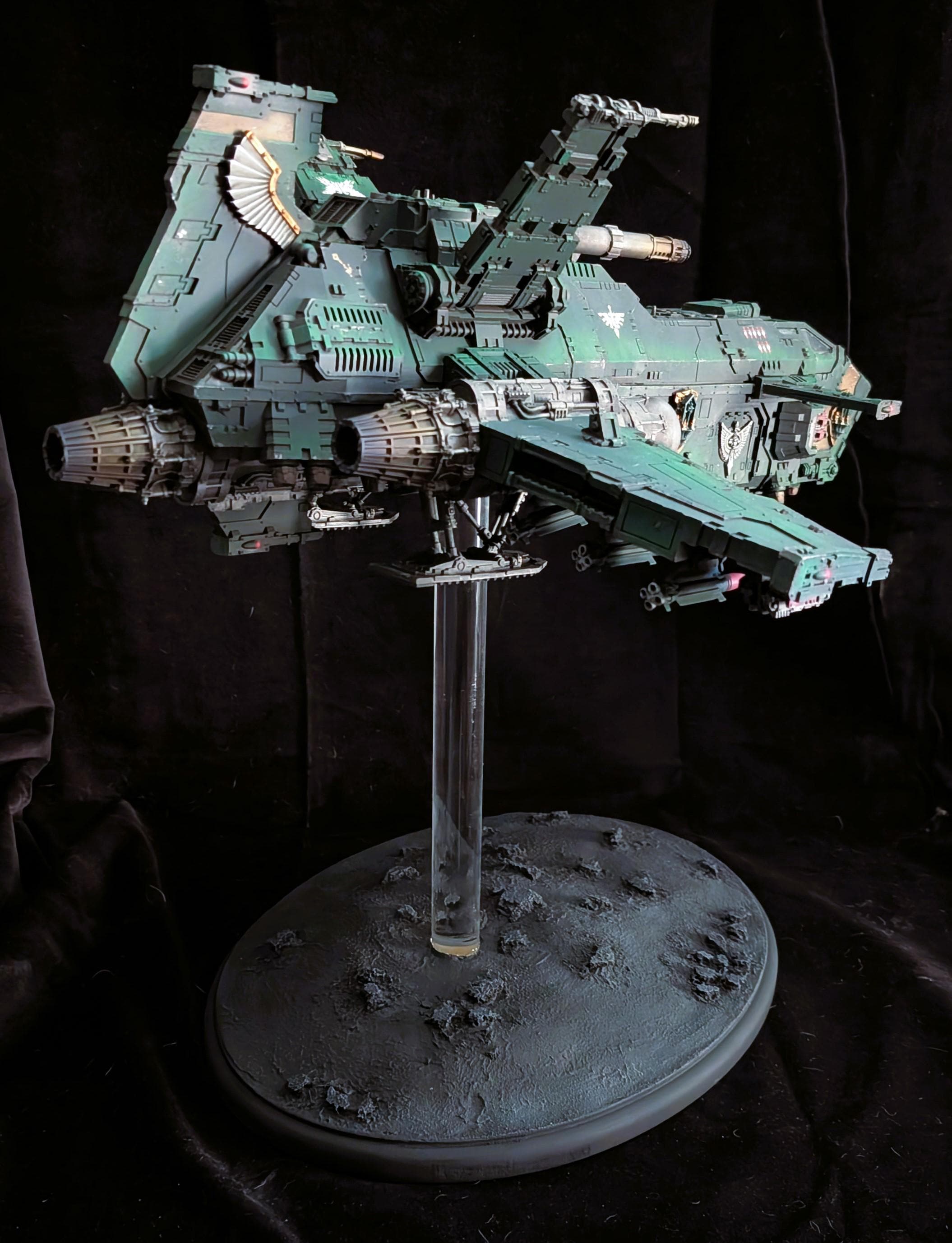 Commission - Painted Thunderhawk Gunship Space Marines Games Workshop ...