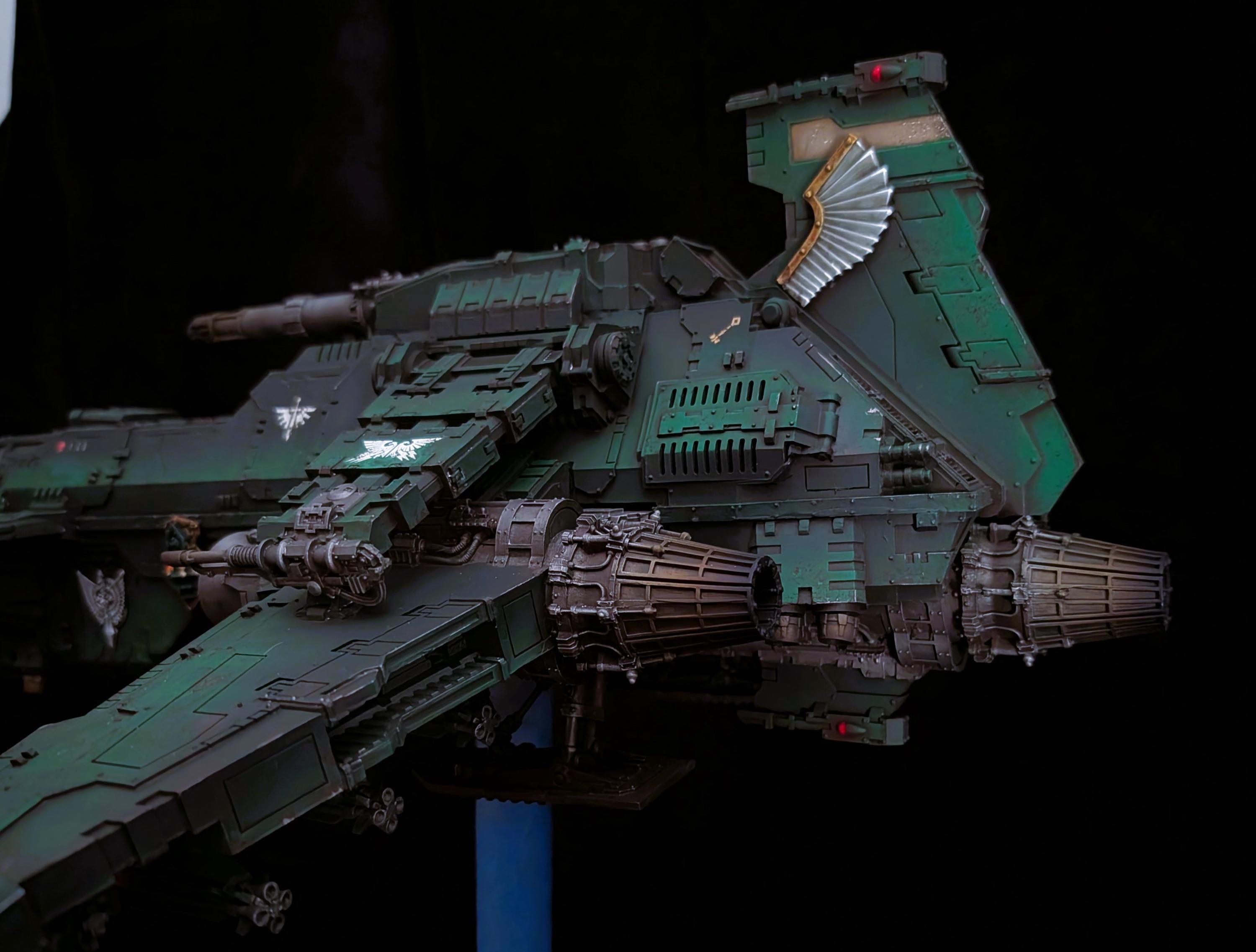 Commission - Painted Thunderhawk Gunship Space Marines Games Workshop ...