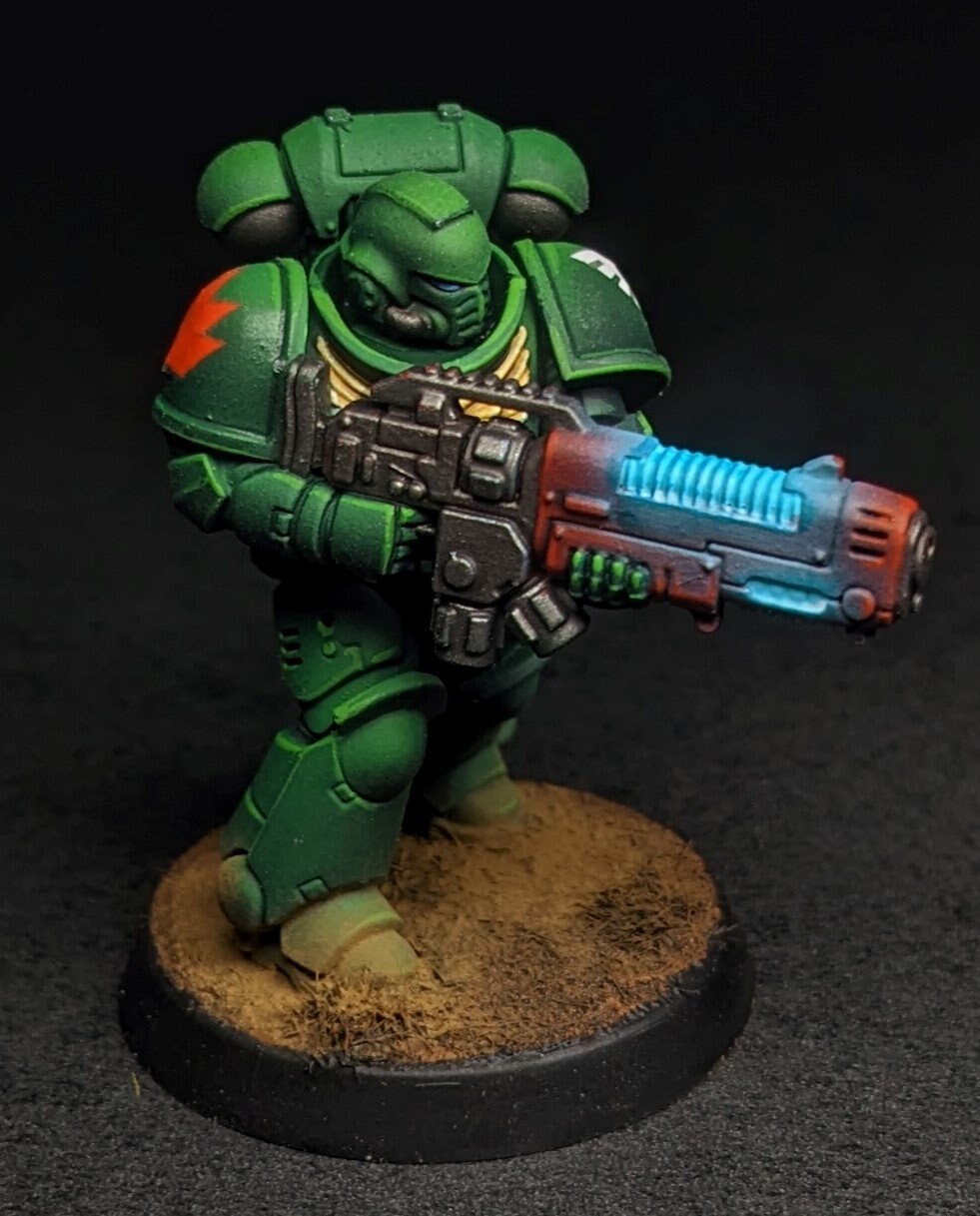 5 Custom Painted commission Hellblaster Primaris Marine Games Workshop ...