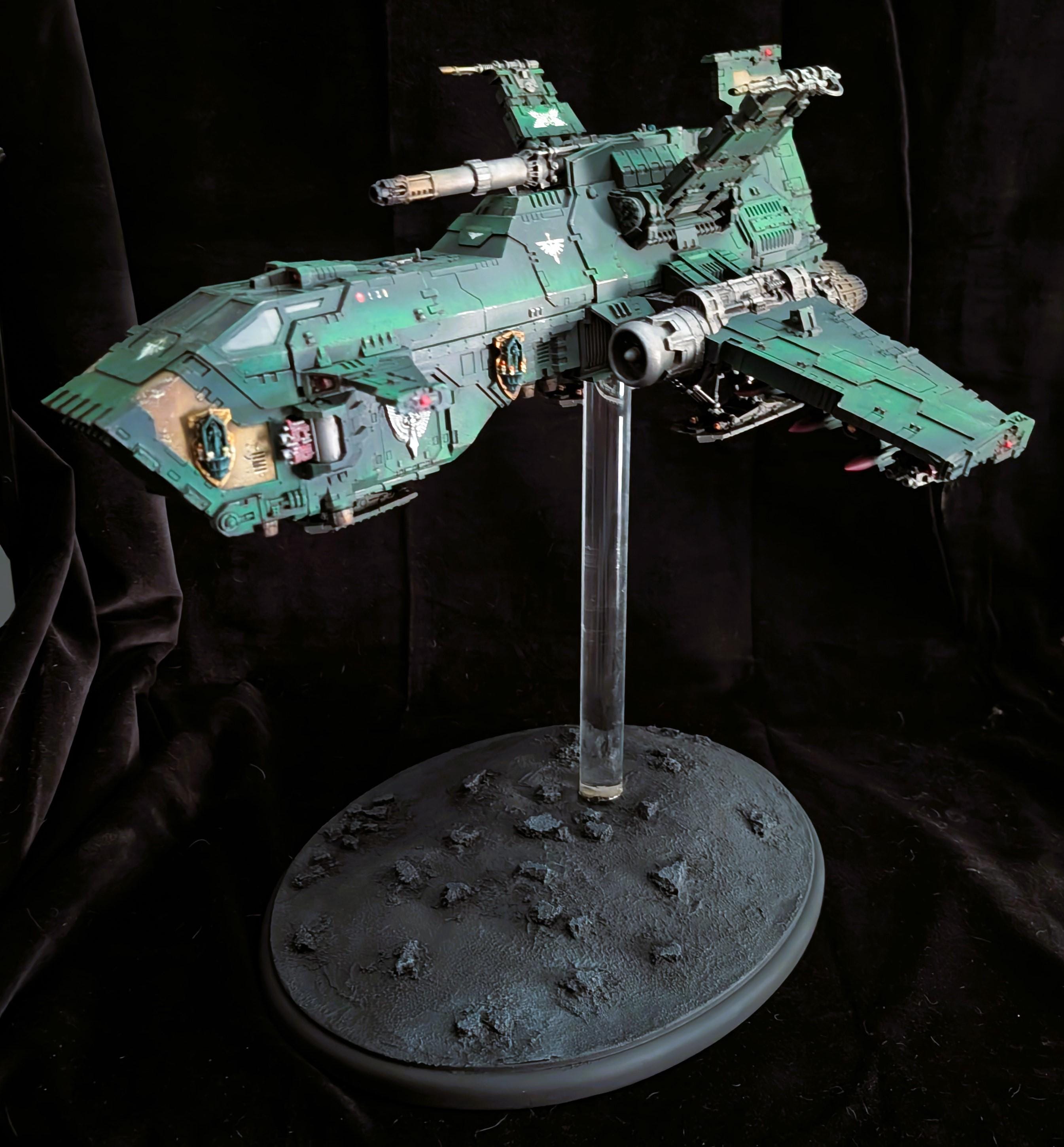 Commission - Painted Thunderhawk Gunship Space Marines Games Workshop ...