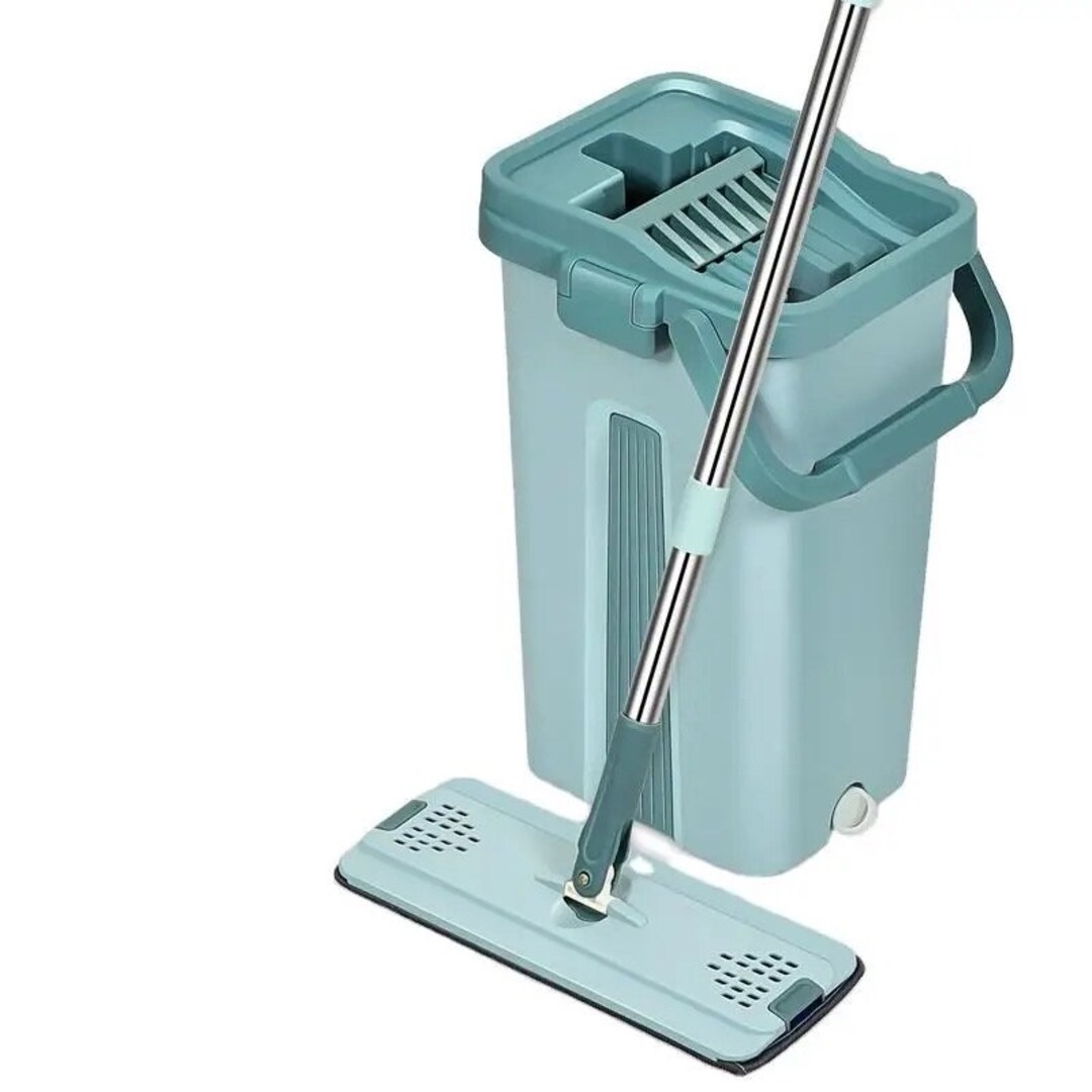 Bucket With a Flat Mop White Kitchen - Etsy