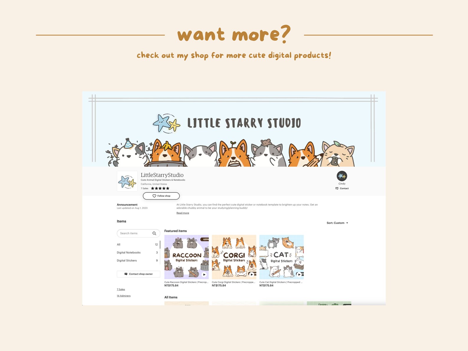 Kitty Cafe Computer Desktop Organizer Set | Cute Cozy Wallpaper ...