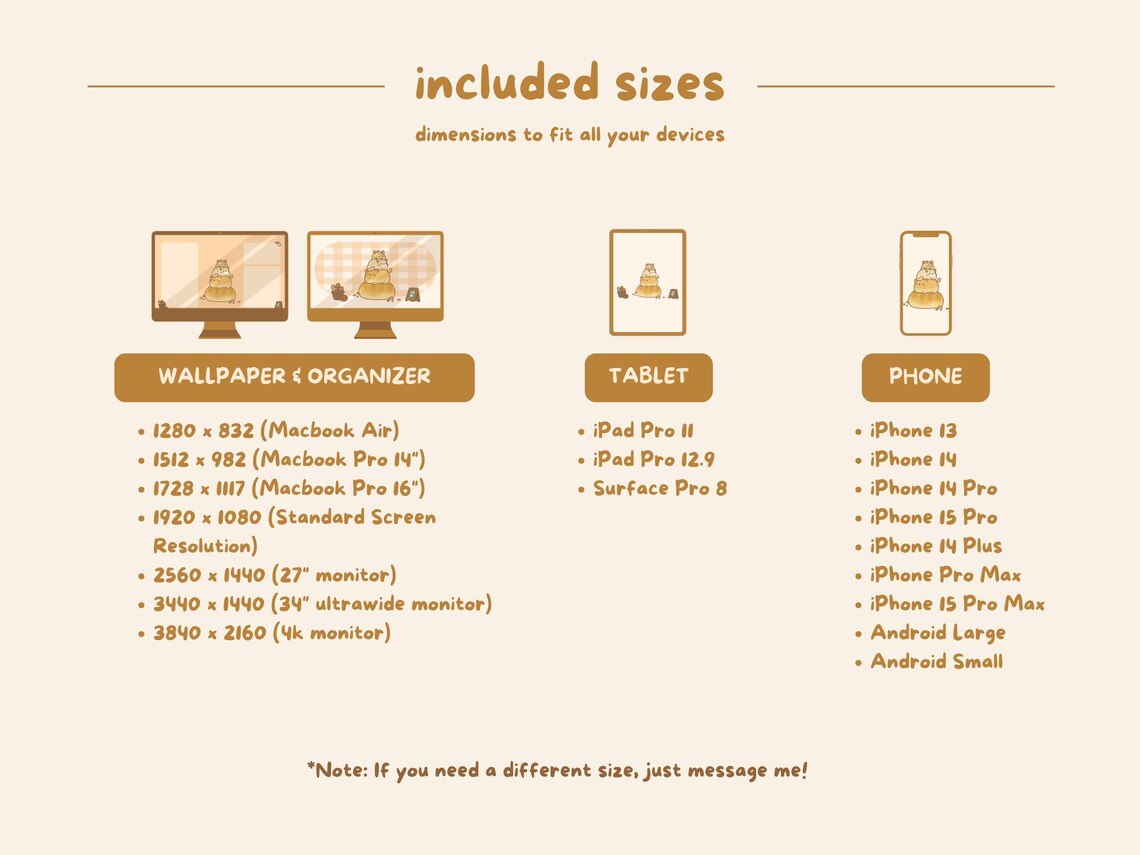 Kitty Cafe Computer Desktop Organizer Set | Cute Cozy Wallpaper ...