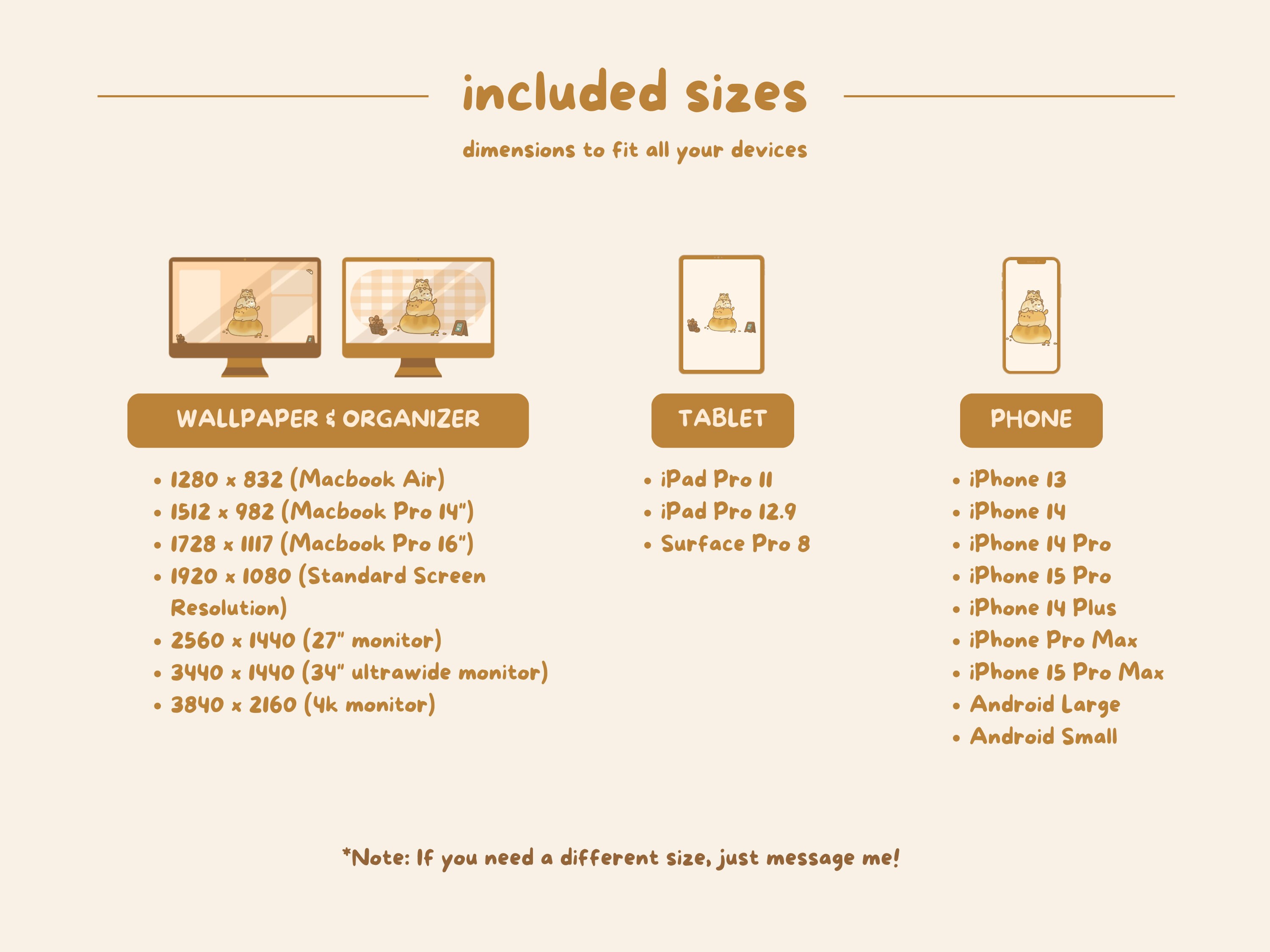 Kitty Cafe Computer Desktop Organizer Set | Cute Cozy Wallpaper ...