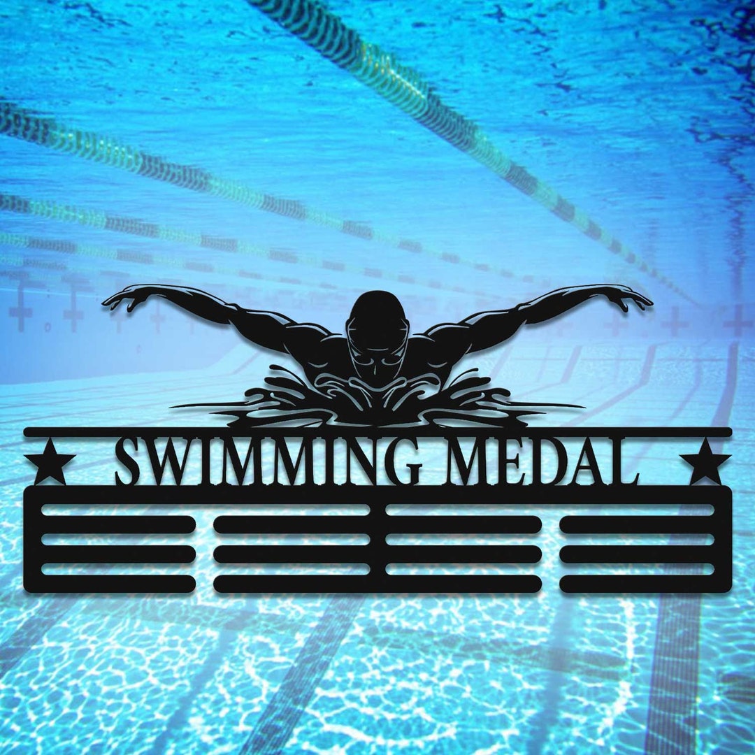 Custom Metal Swimming Medal Holder Swim Medal Hanger Medal - Etsy