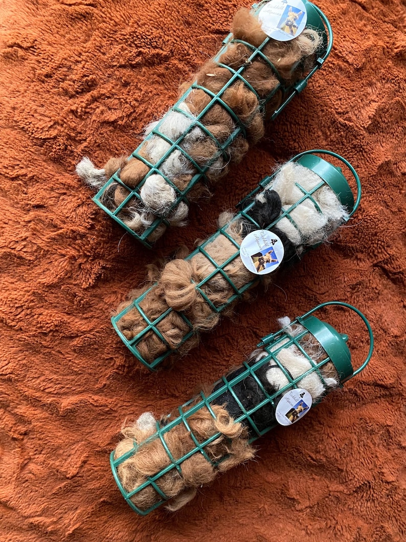 Alpaca Fleece Bird Feeders - Etsy