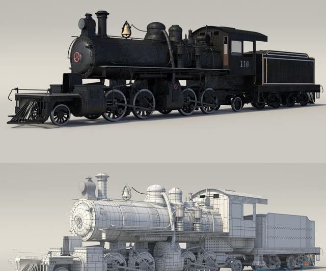 Locomotive Stl File, Train Stl File, Locomotive Stl File for 3d Printer ...