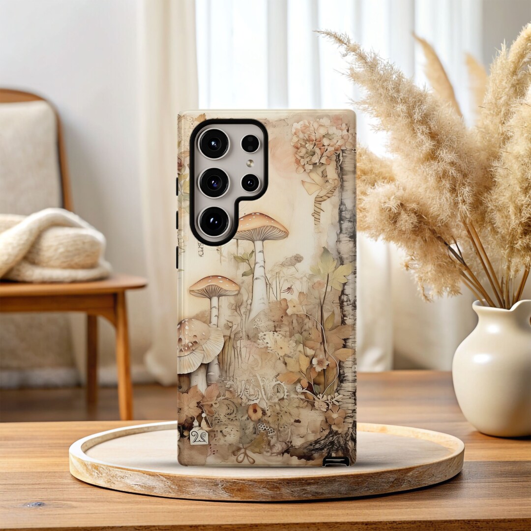 Dried Woodland Mushrooms Phone Case, iPhone Tough Phone Case, Samsung ...