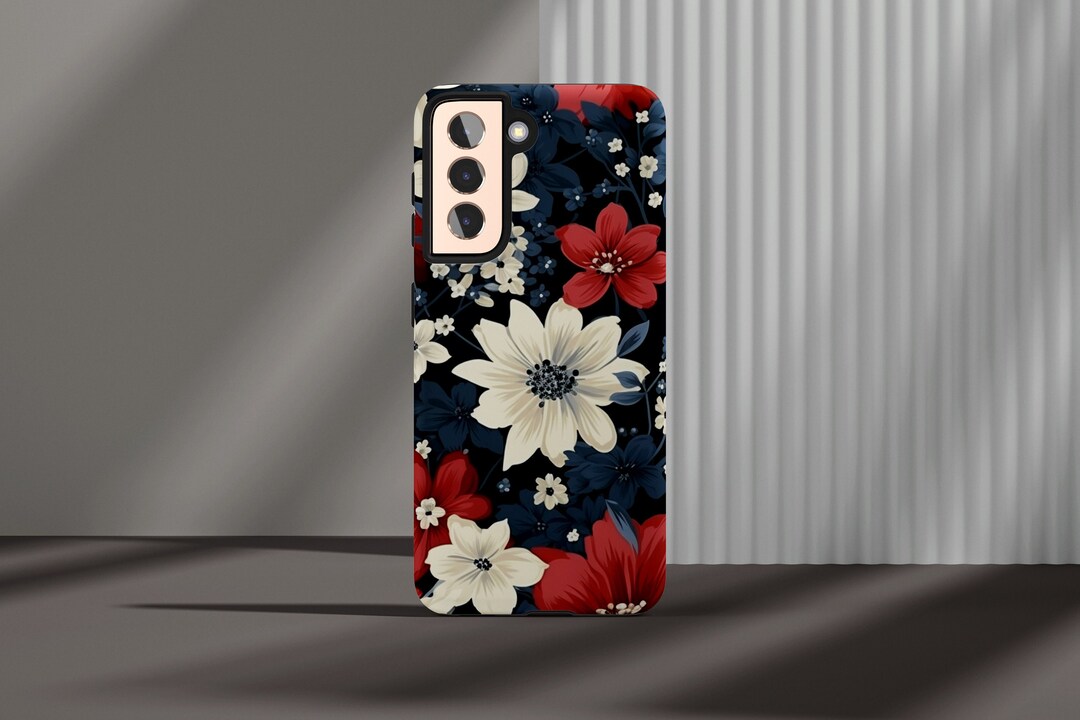 Red White and Blue Phone Case, iPhone Tough Phone Case, Samsung Galaxy ...