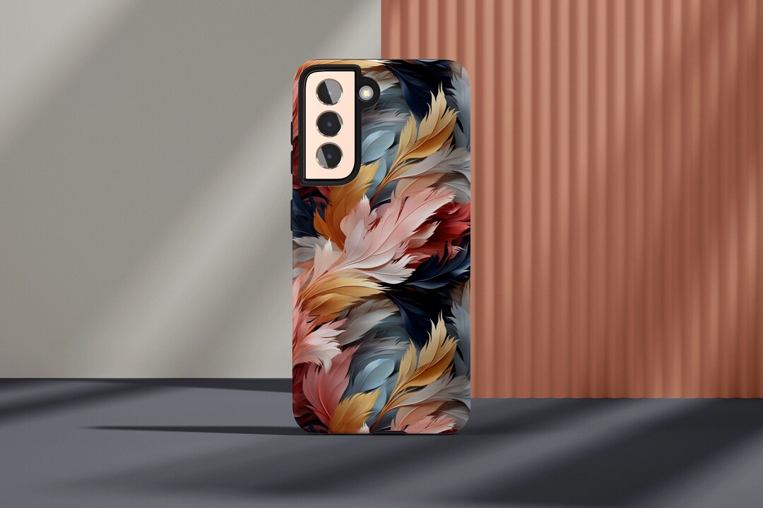Colorful Feathers Tough Cases for Iphones, Samsung Galaxy Phones and ...