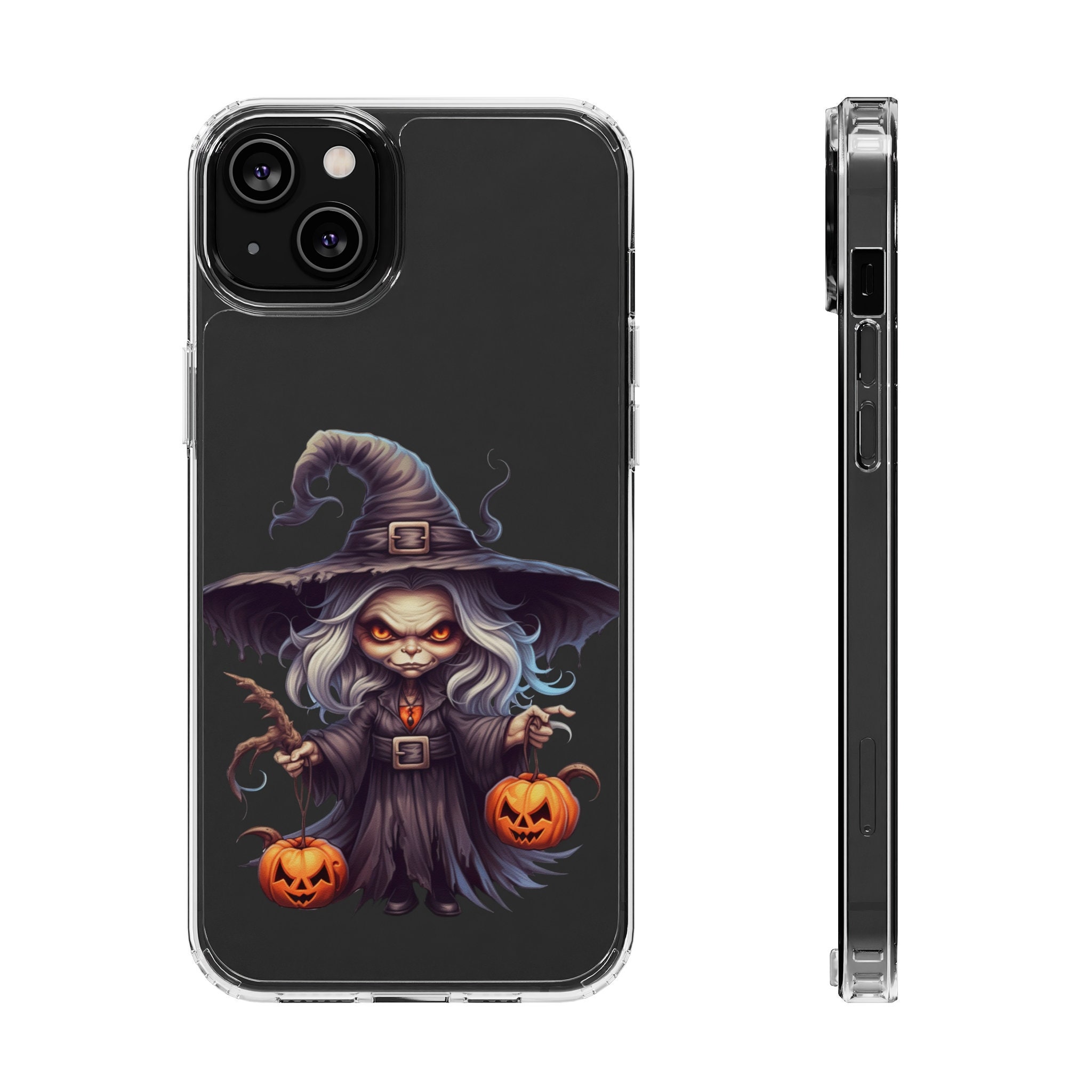 Spooky Halloween Witch Clear Cases for Iphones and Samsung - Etsy