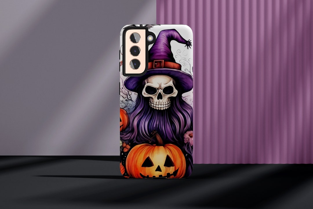 Ghoulish Halloween Witch Tough Cases for Iphones, Google Pixel and ...
