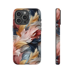 Colorful Feathers Tough Cases for Iphones, Samsung Galaxy Phones and ...