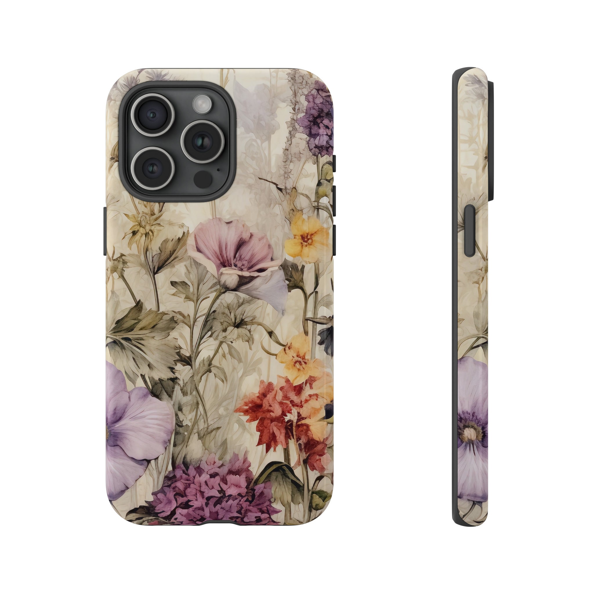 Wildflowers Phone Case, iPhone Tough Phone Case, Samsung Galaxy Tough ...