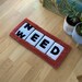 Need Weed Keyboard Rug L 420 Handmade Tufted Rug, Pink or Yellow ...