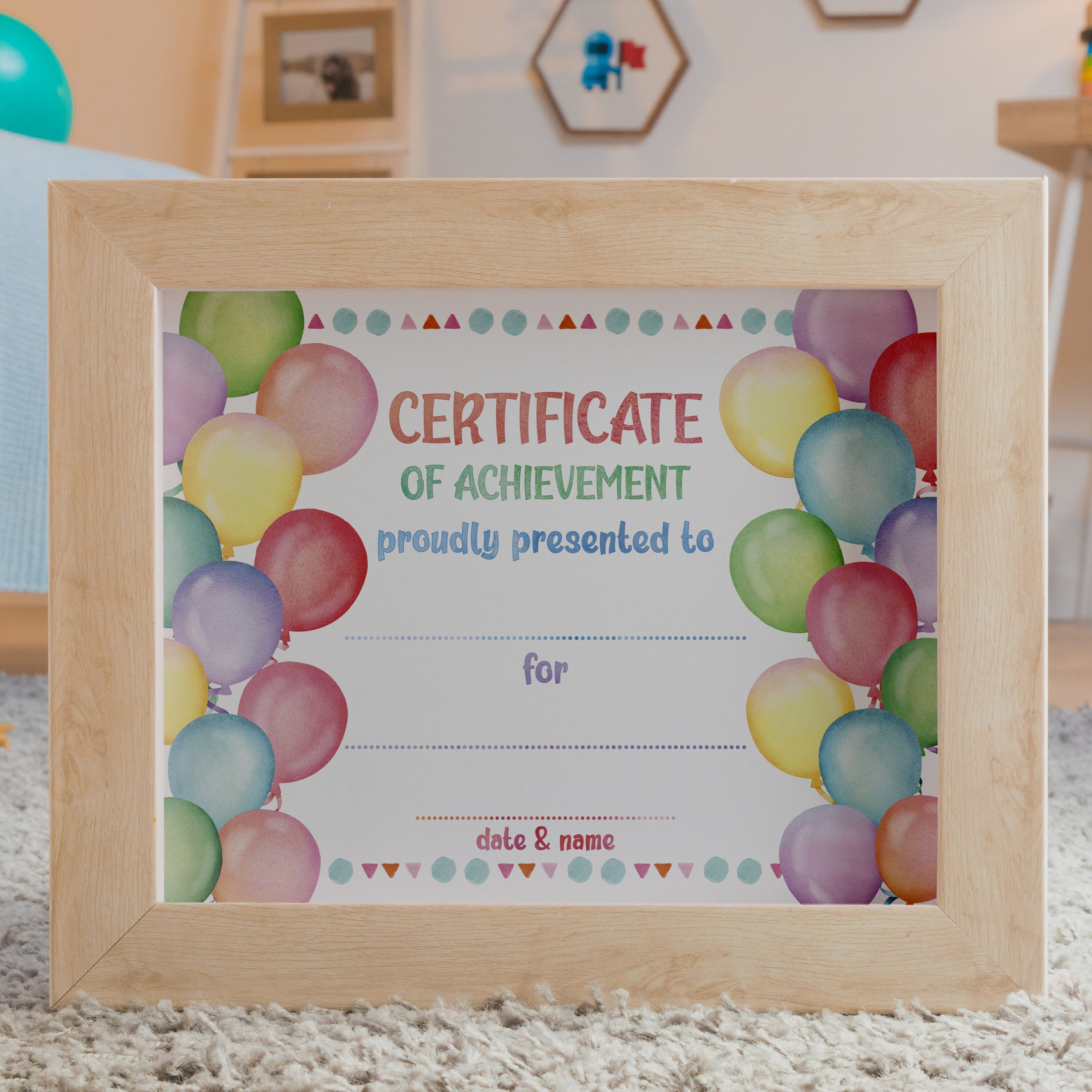 Certificate of Achievement, Printable Diploma for Kids, School Award ...