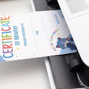 Certificate of Achievement, Printable Diploma of Bravery for Kid, Being ...