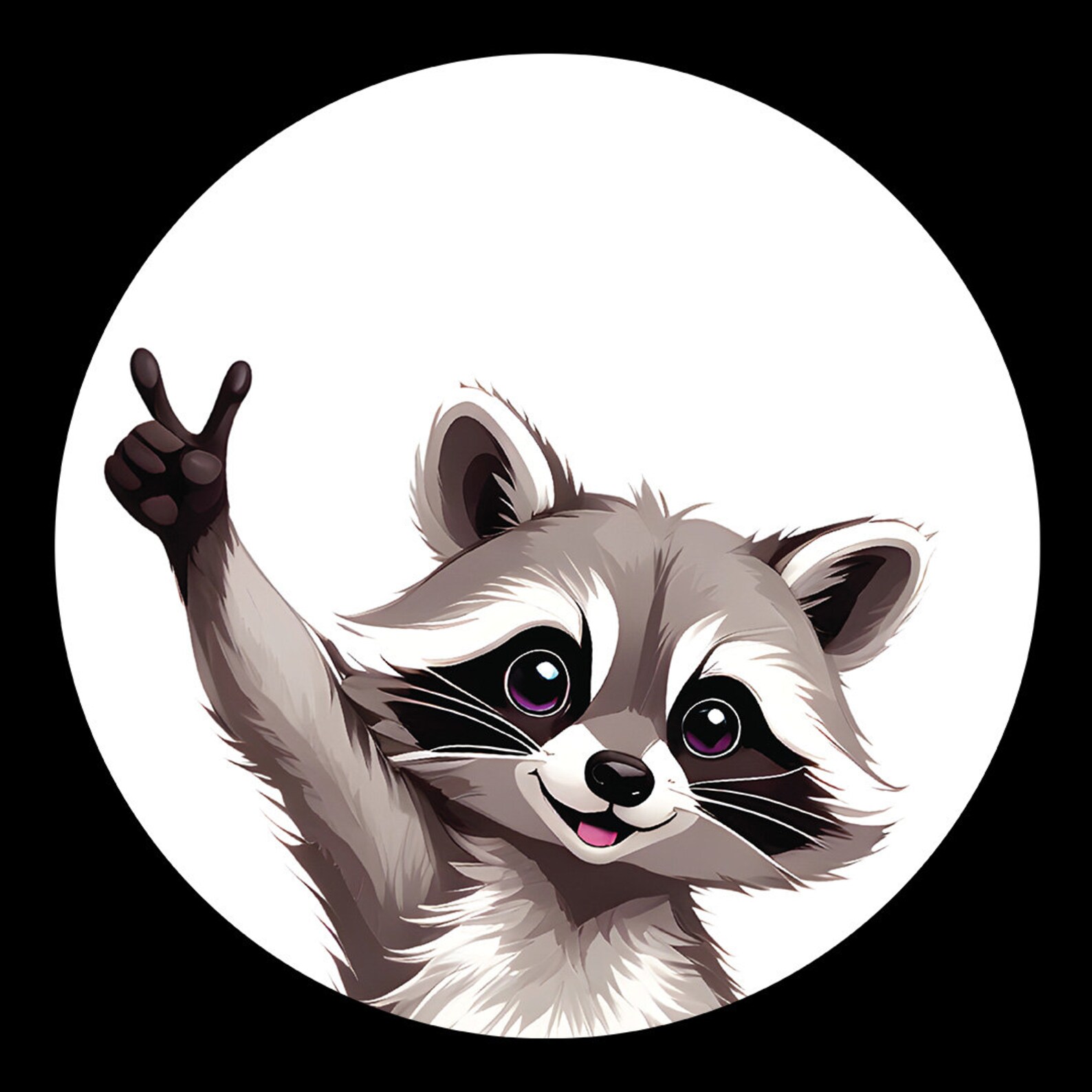 Pedro Racoon Clipart, Funny Racoon Tshirt Design, Dancing Racoon PNG ...