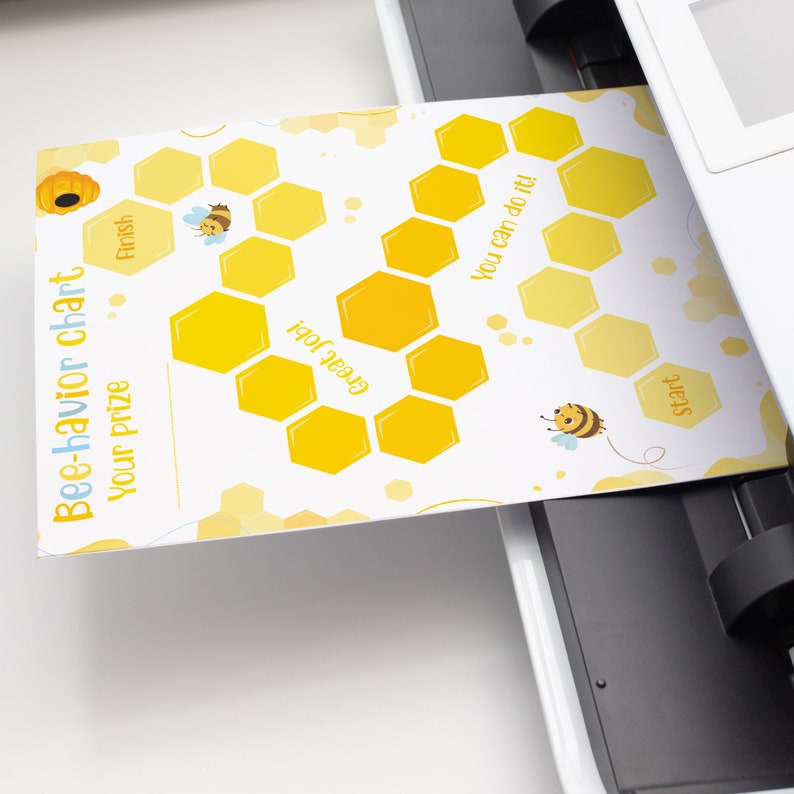 Good Behavior Chart Printable for Kids, Chore Chart, Bee-havior Chart ...