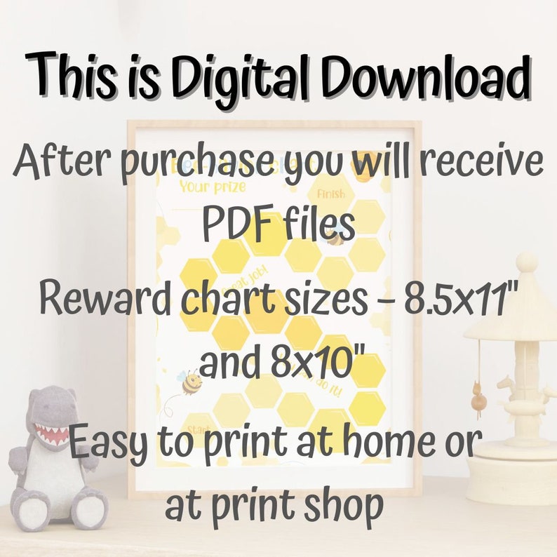 Good Behavior Chart Printable for Kids, Chore Chart, Bee-havior Chart ...