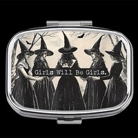 Mushroom Pill Box - Dark Cottagecore Art - Gothic Decor - Dark Academia ...